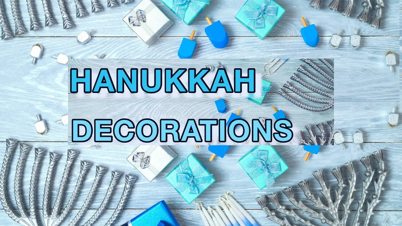 HANUKKAH DECORATIONS | HANUKKAH DIY | CHANUKAH 2022 | ONLY using DOLLAR ...