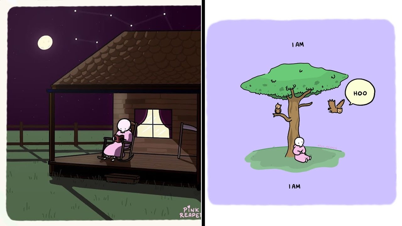 Comic About The Pink Grim Reaper Is Here To Get You Through The Rest Of ...