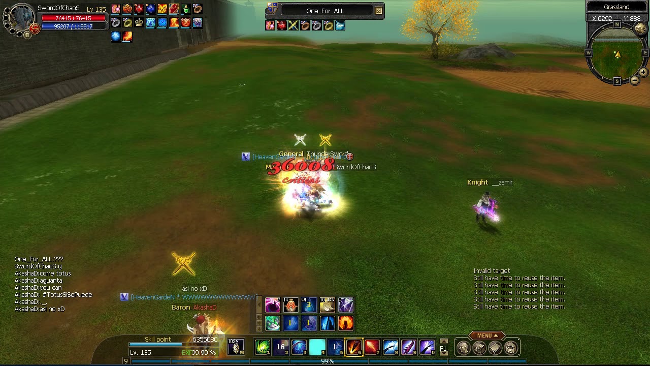 SRO Latino One_For_ALL warr/rogue full STR contra SwordOfChaoS nuker s ...