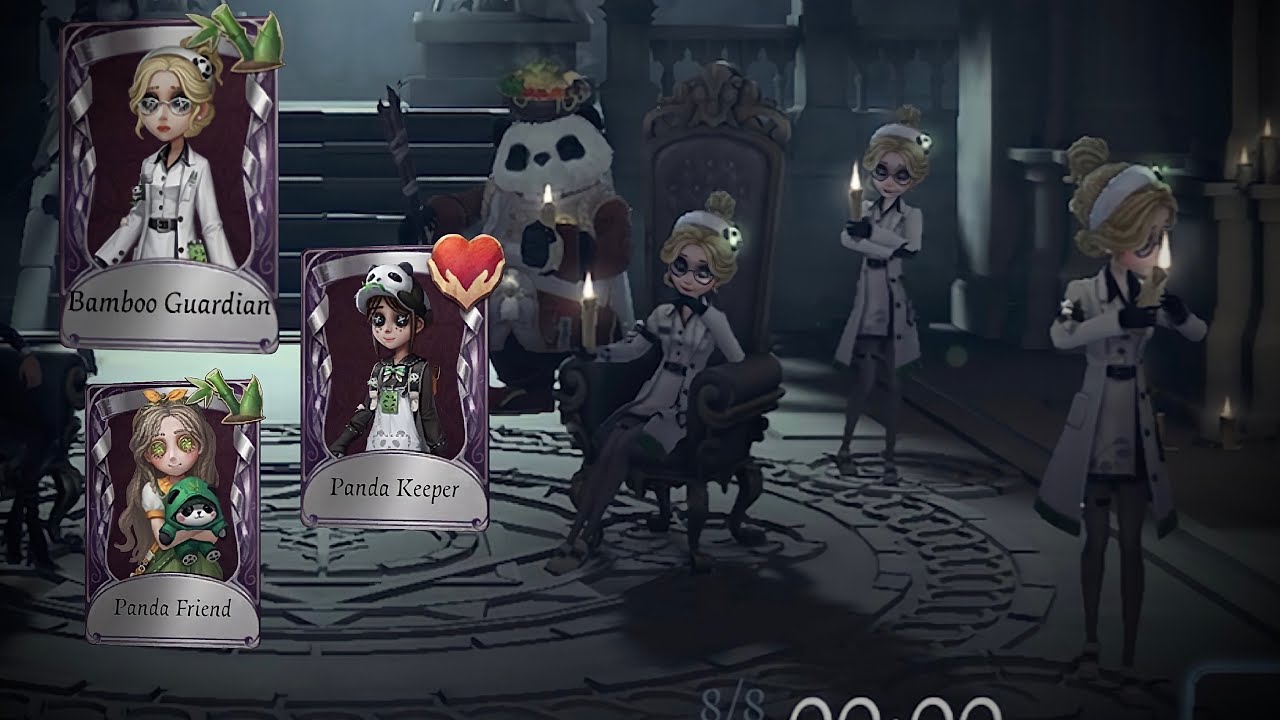 Identity V | THE PANDA SERIES FULL TAROT TEAM IS HERE! | All Skins ...