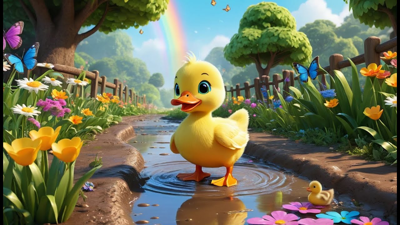 Little Baby Duck Goes Quack Quack Quack | Fun Animal Song for Kids ...
