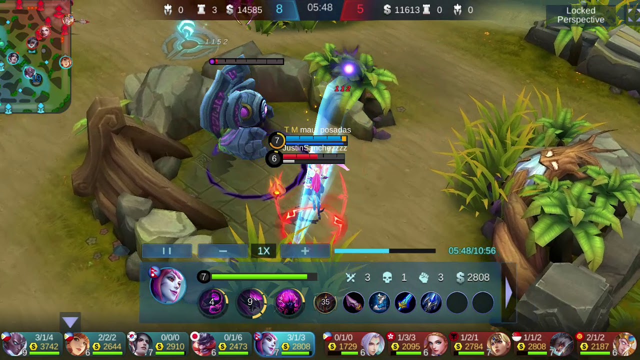 Selena basic skill/assasin/mage - YouTube