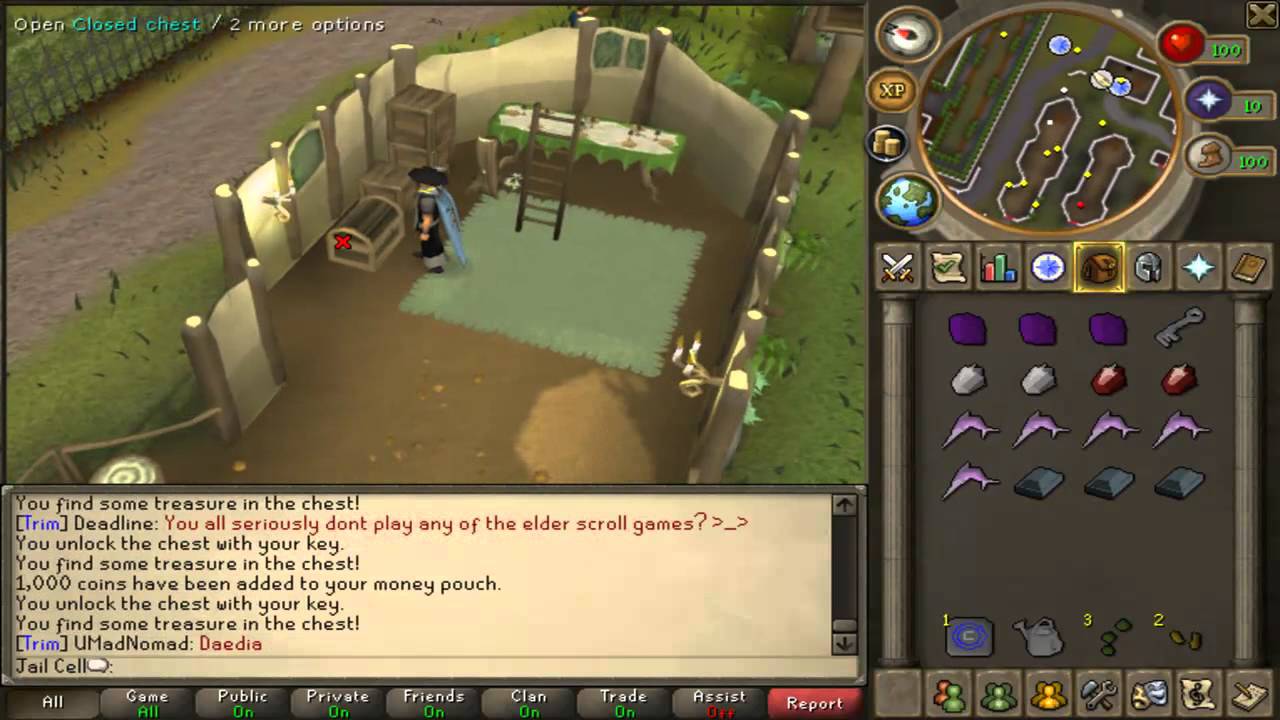 RuneScape Crystal Key Chest Opening! - YouTube