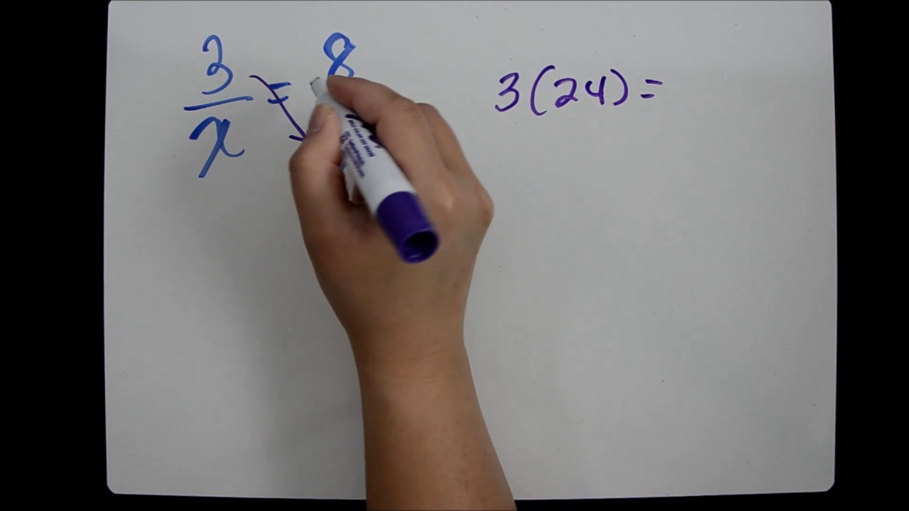 Solving Proportions Tutorial - YouTube