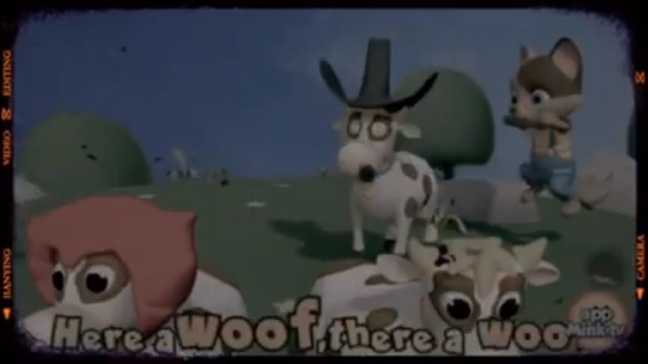 With a woof woof here and woof woof there (Old macdonald had a farm ...
