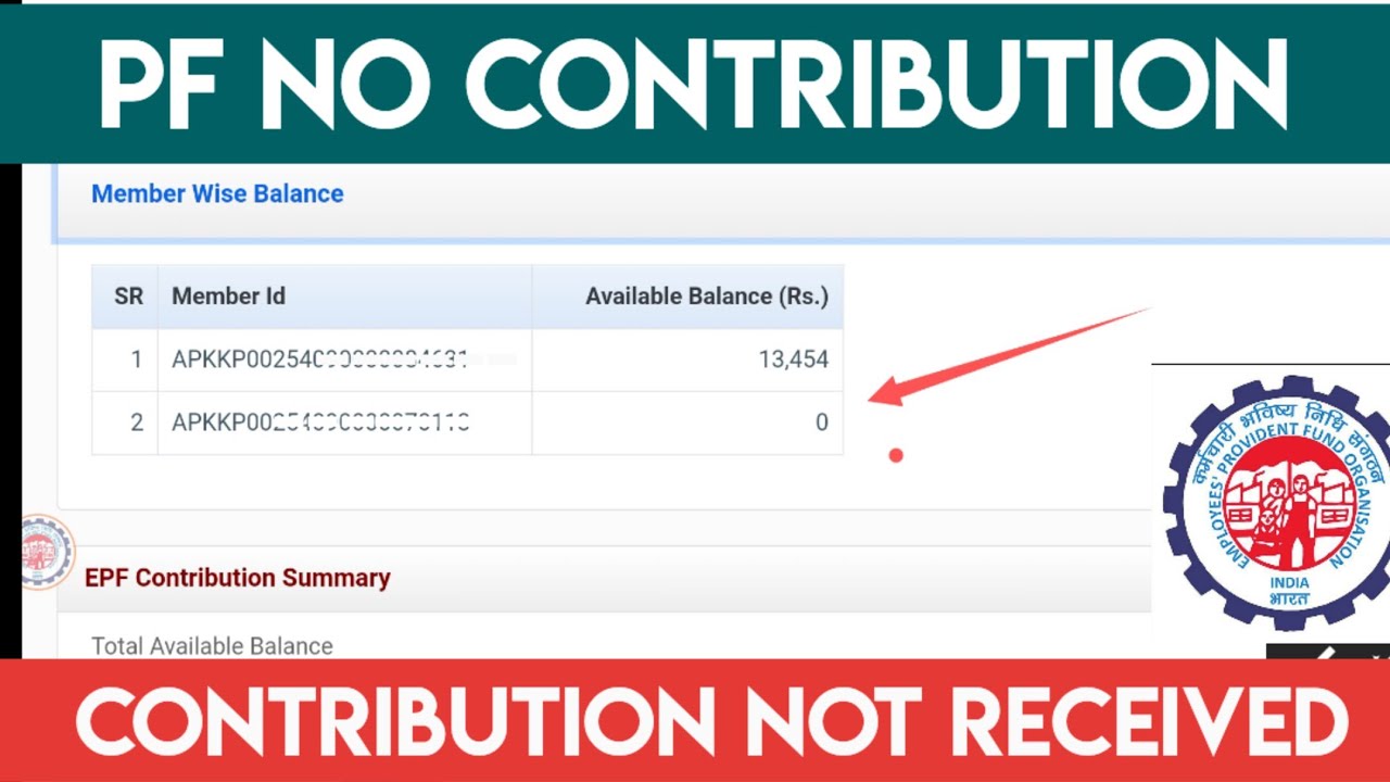 EPF Contributions Not Received | PF 0 Contribution - YouTube