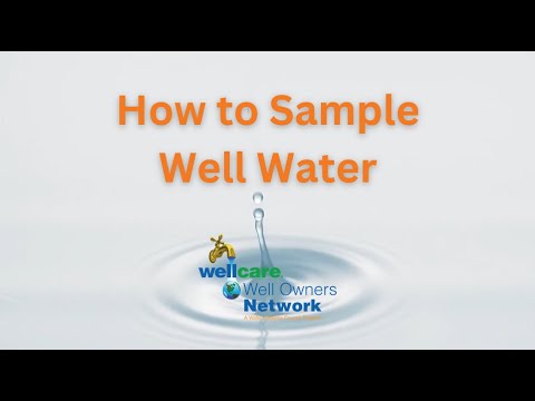 How to Sample Well Water - YouTube
