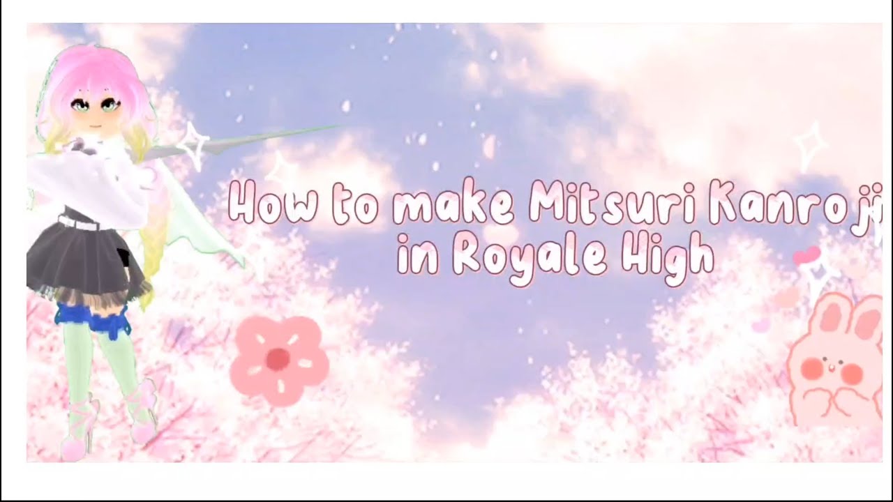 || 🍡🌷🌺 ~ How to make Mitsuri Kanroji in Royale high! ~ 🌺🌷🍡 || Roblox ...