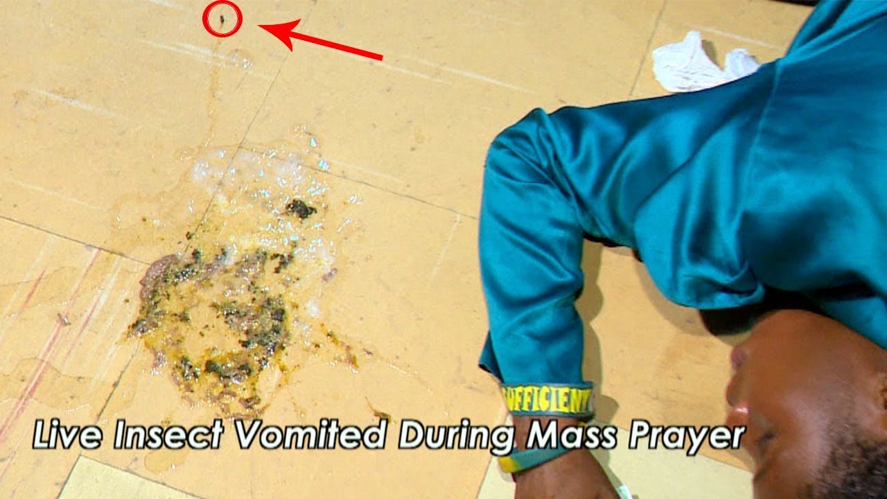 Woman Vomits LIVE INSECT In Church!!! - Jesus Love You - YouTube