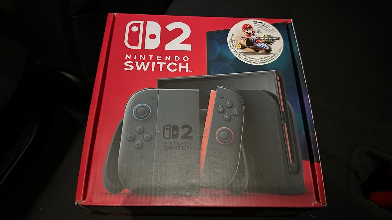 Writing #82100 - Unpacking Nintendo Switch 2 on launch morning - YouTube