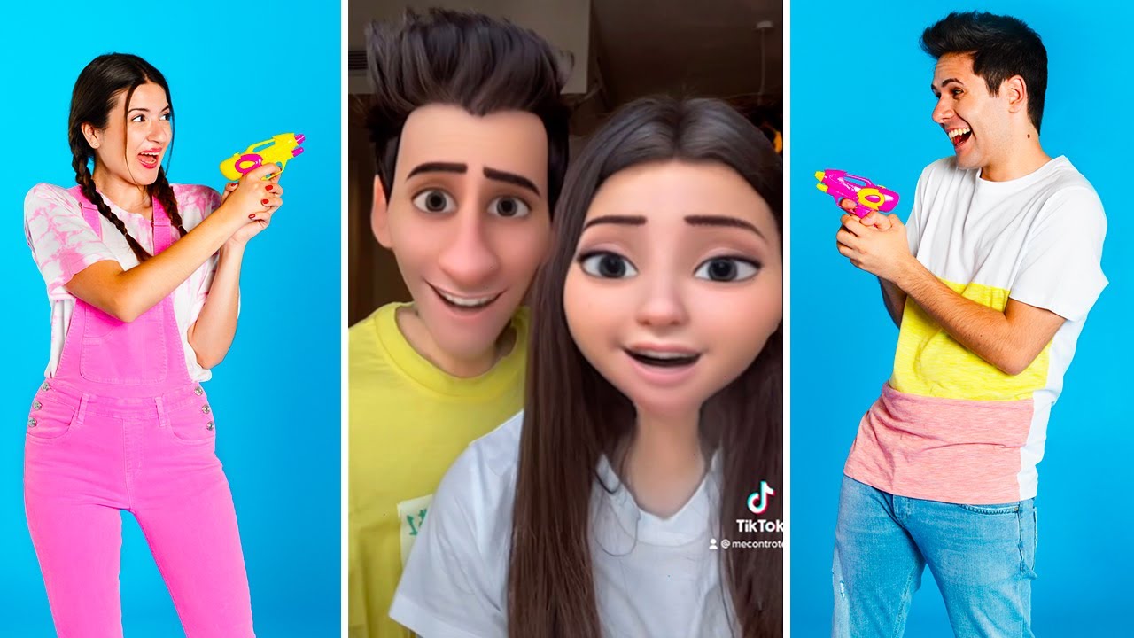 SOFÌ E LUÌ DIVENTANO DEI CARTONI ANIMATI | Me contro Te #shorts - YouTube