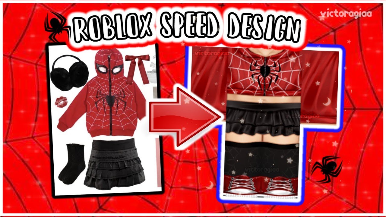 Spider Girl Outfit ROBLOX Speed Design| Paint Tool Sai | victoriagiaa ...