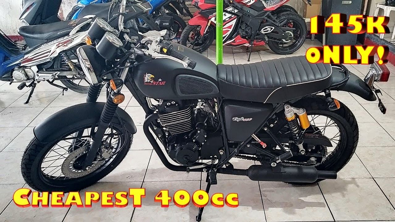 PINAKA MURANG 400CC SA PINAS😱🇵🇭‼️ | 0% INTEREST PA | MOTORSTAR CAFE 400 ...