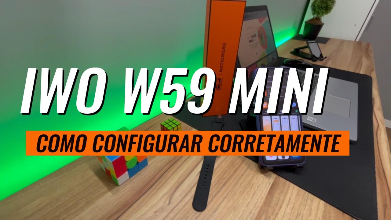 IWO W59 MINI 41MM SÉRIE 9 - Configurando Corretamente (MACTIVEPRO ...