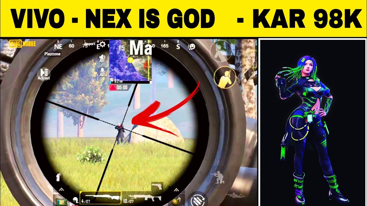 Sniper - Vivo - Nex is God | Four Finger Claw | No Gyro | Pubg India ...
