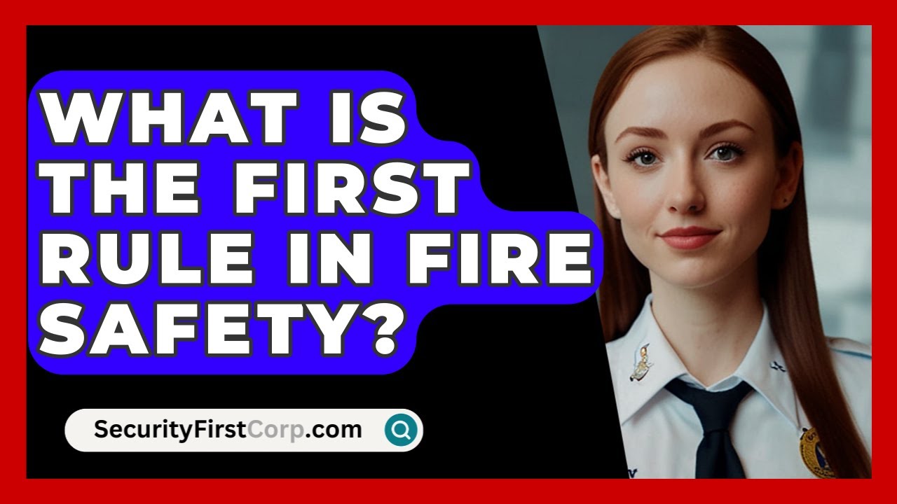 What Is the First Rule in Fire Safety? - SecurityFirstCorp.com - YouTube