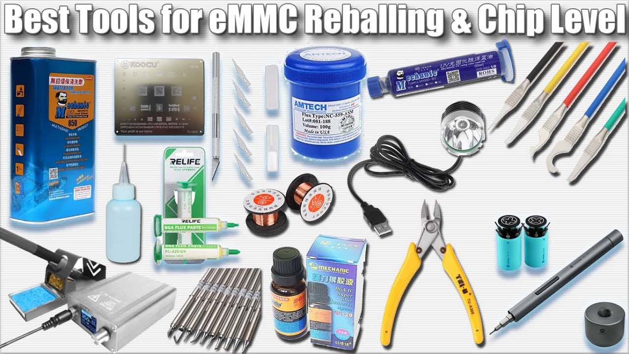 best Tools for eMMC Reballing & Chip Level Repairing | Best Tool for ...
