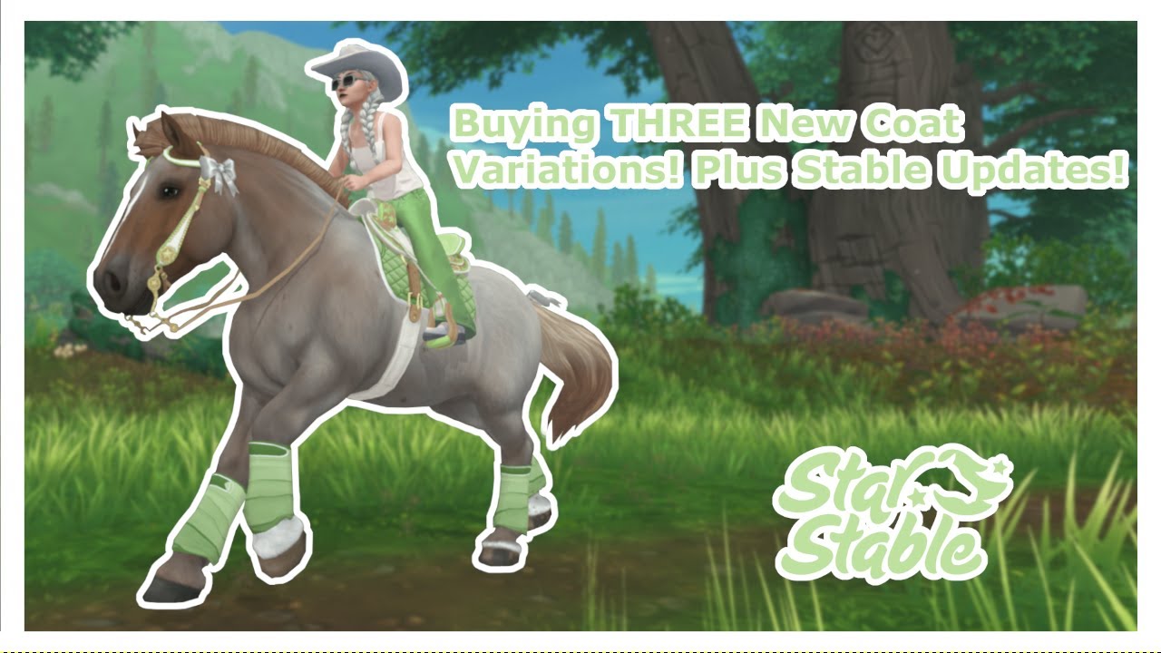 Star Stable - Buying three NEW Coat Variations! Plus stable updates ...