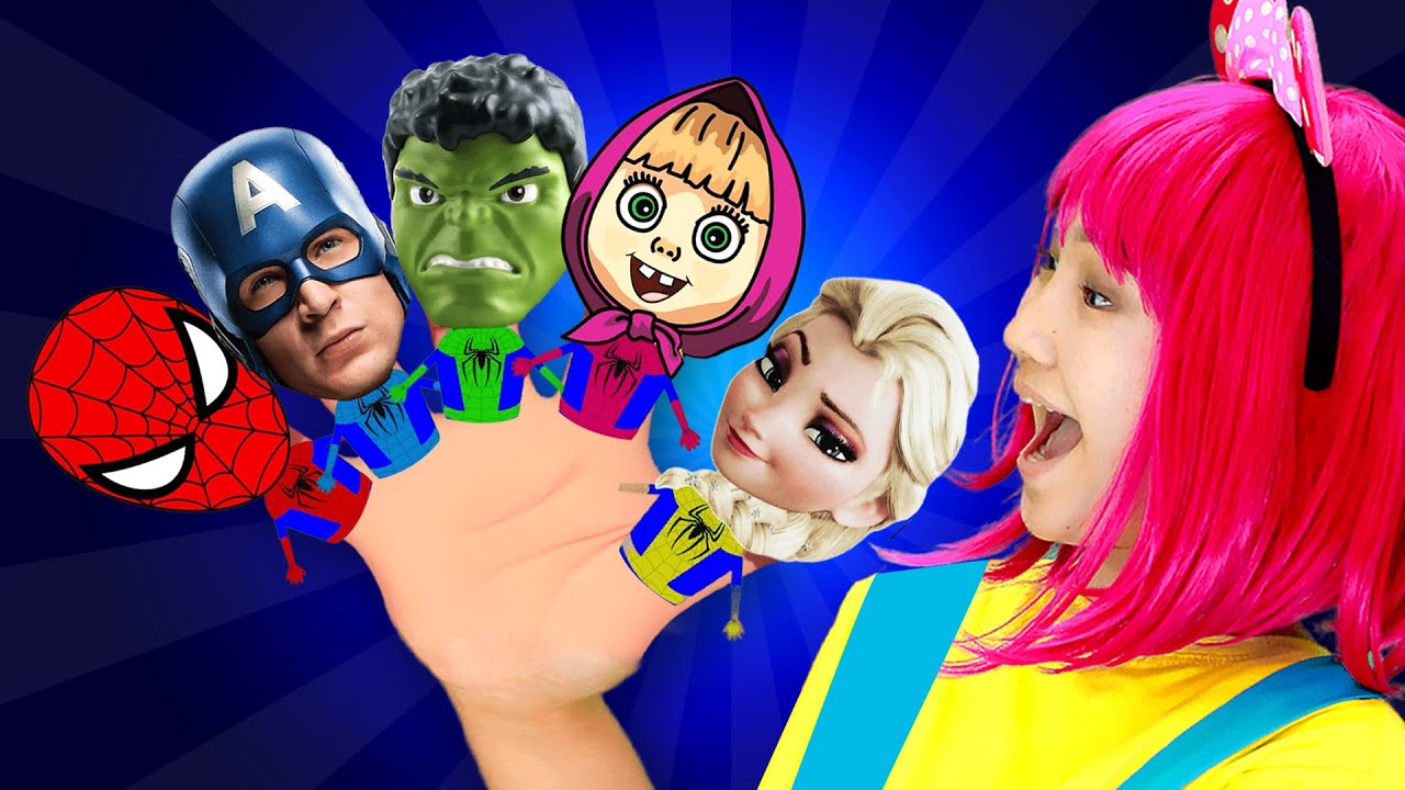 Superhero Finger Family Song | Milidon Kids And Nursery Rhymes - YouTube