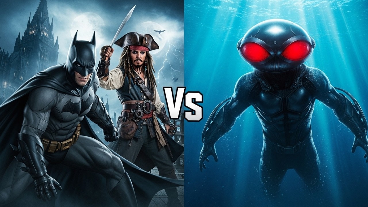 Batman and Jack Sparrow Discuss 'CONTINGENCY PLAN FOR BLACK MANTA ...