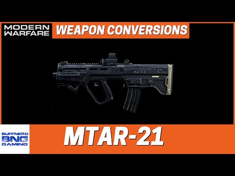 MTAR-21 Weapon Conversion - Call Of Duty Modern Warfare - YouTube