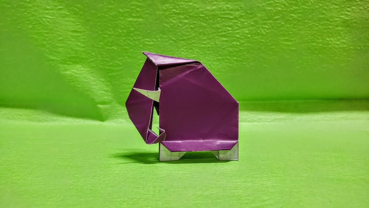 Origami Mammoth Easy | How To Make Origami Mammoth Easy - YouTube