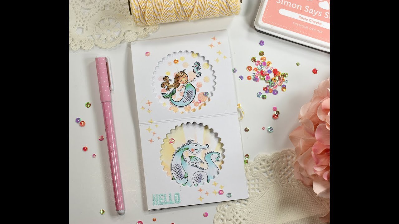 Fun Fold Open Flip Card - YouTube