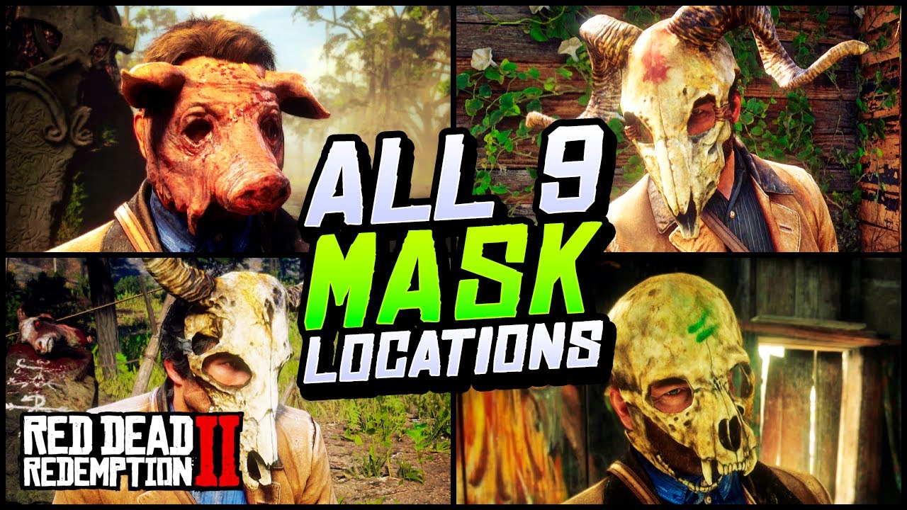 RDR2: ALL Mask Locations FAST & EASY Guide - YouTube