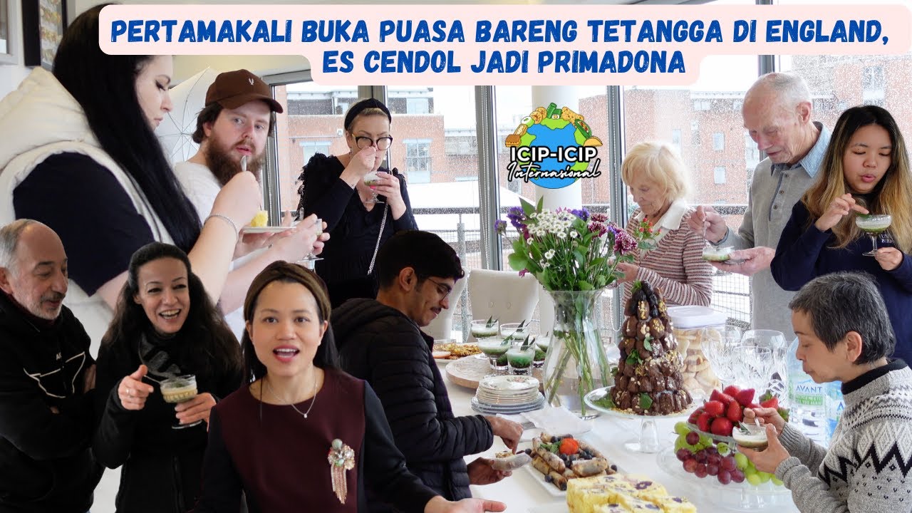 PERTAMAKALI BUKA PUASA BARENG TETANGGA, ES CENDOL JADI PRIMADONA - YouTube