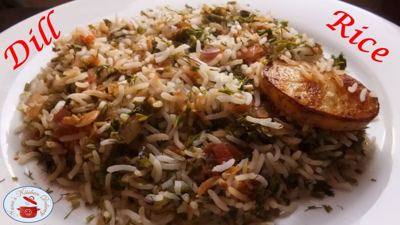 Dill Rice / Persian Rice Recipe #dill #shepuchibhaji #ricerecipe #suva ...