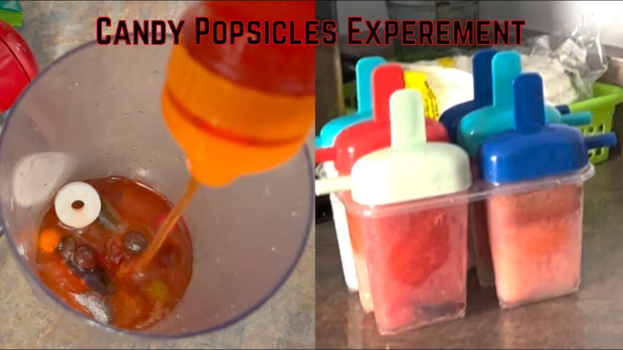 Turning Diffrent Types Of Candy Into Popsicles Experiment - YouTube