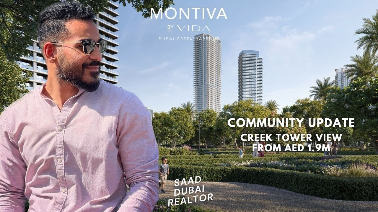 Montiva by Vida - Dubai Creek Harbour Update - 2025 - YouTube