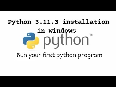 How to install python latest version 3.11.3 in windows 10,11...1st ...