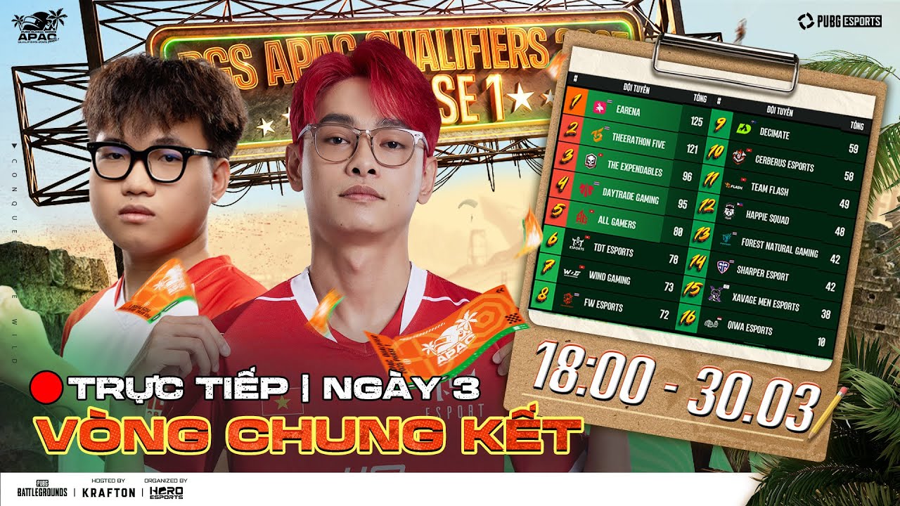 🏆[VL PGS 2025 #1 APAC] CHUNG KẾT - NGÀY 3: FL, AGG, TE, TDT, CES, WDG ...