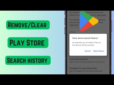 How to Delete/Clear Play Store Search History | Play Store Search ...
