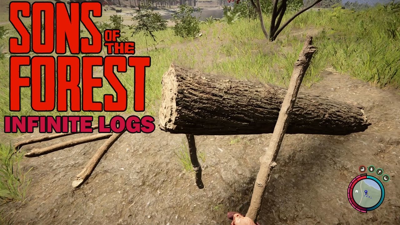 How to get INFINITE LOGS in Sons of the Forest in SINGLE PLAYER! - YouTube