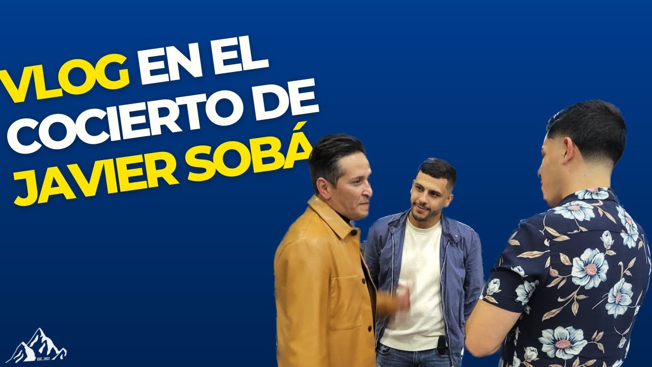 Vlog Concierto “Decidí” de Javier Sobá - YouTube