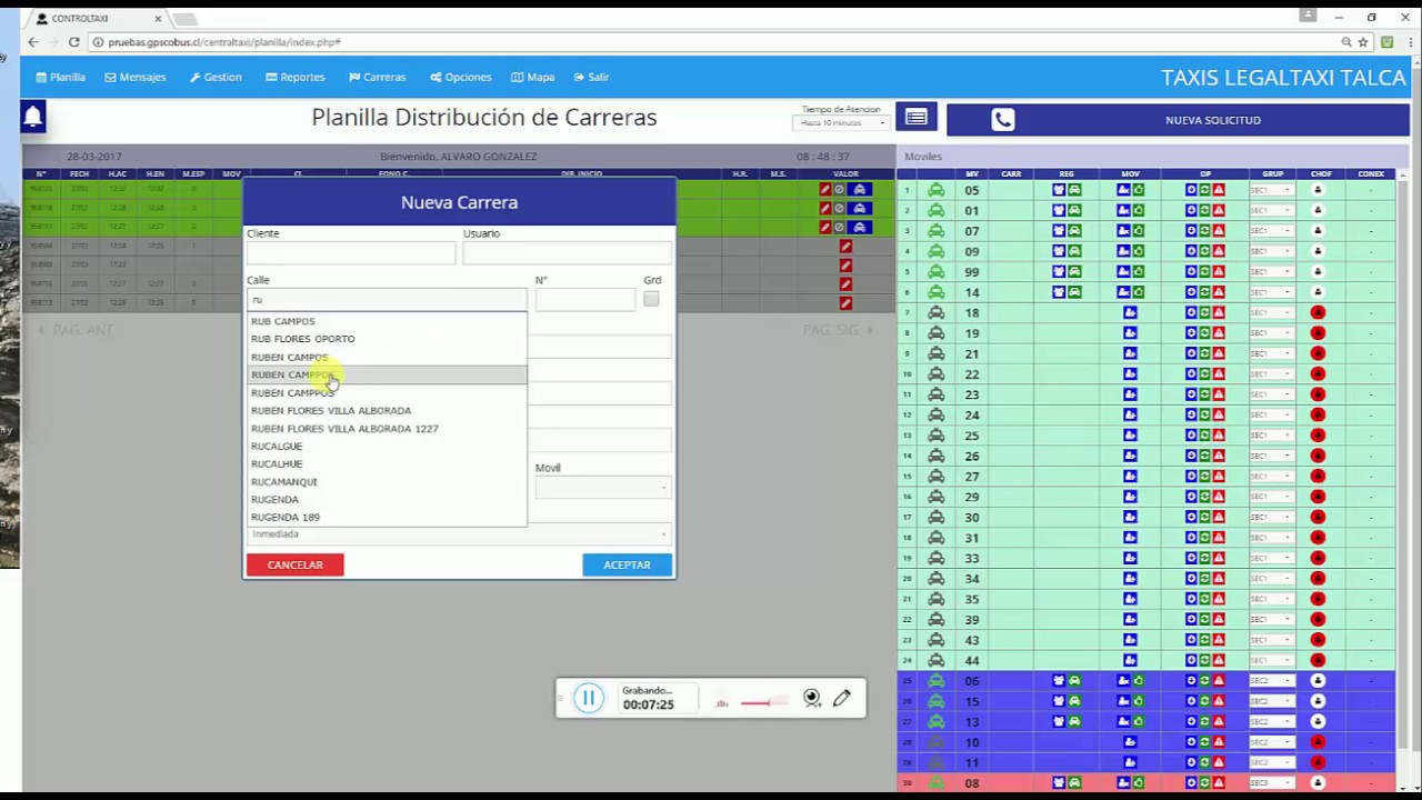 Controltaxi - sistema de control para centrales de Taxi - YouTube