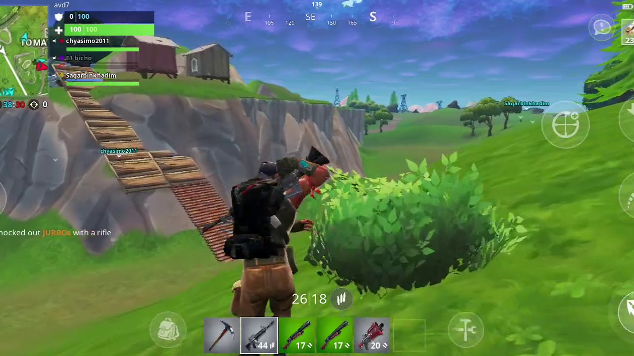 Fortnite android Gameplay (Samsung note 8) - YouTube