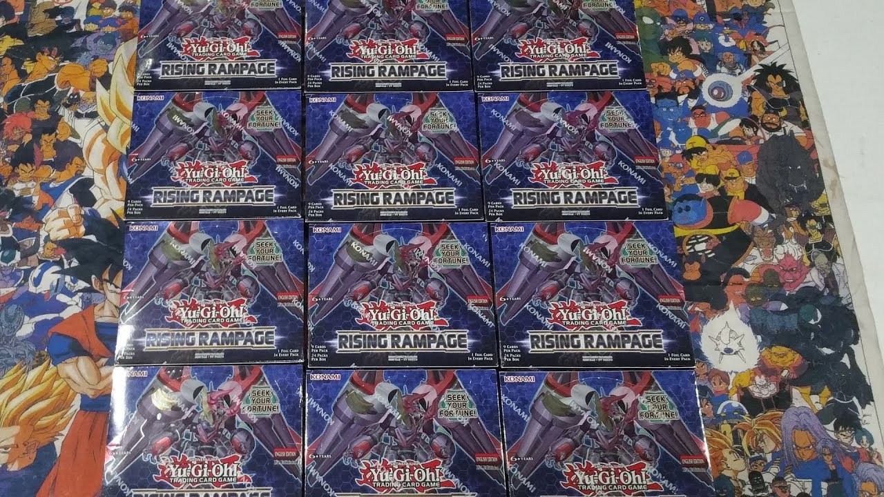 BEST Rising Rampage BOX OPENING 12 Boxes Case Huge OPENING YUGIOH - YouTube