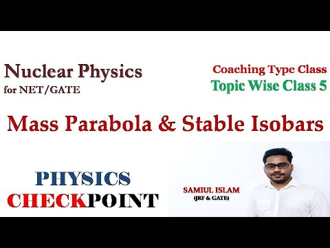 Mass Parabola and Stable Isobars |Nuclear Physics Lec 5 - YouTube