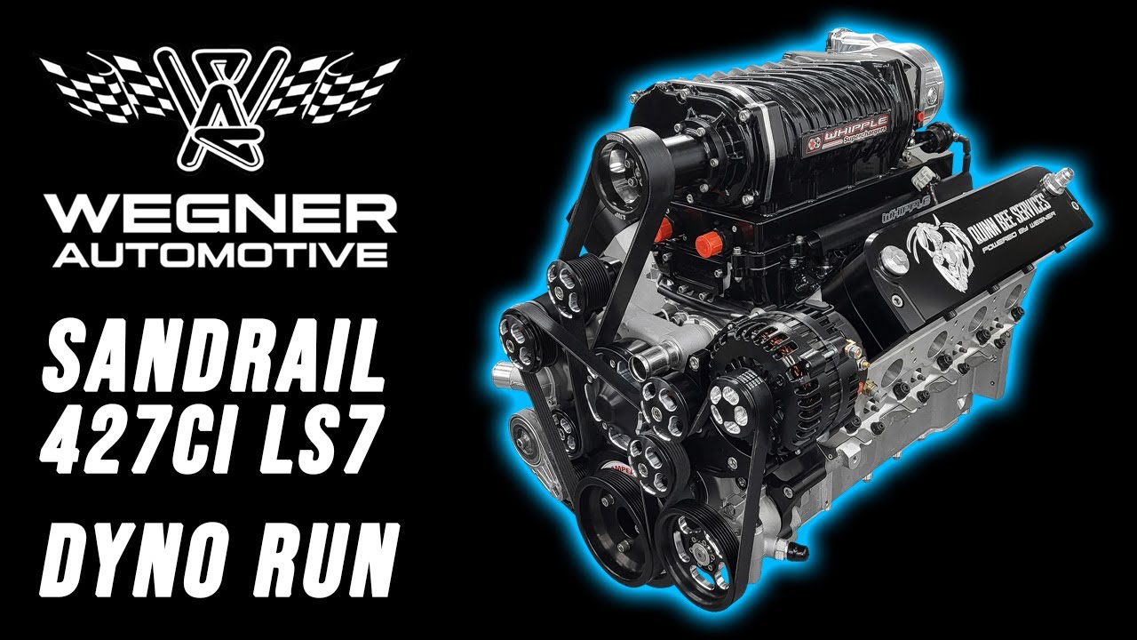 Wegner Automotive 427ci LS7 Sandrail Engine makes over 1300 HP on dyno ...