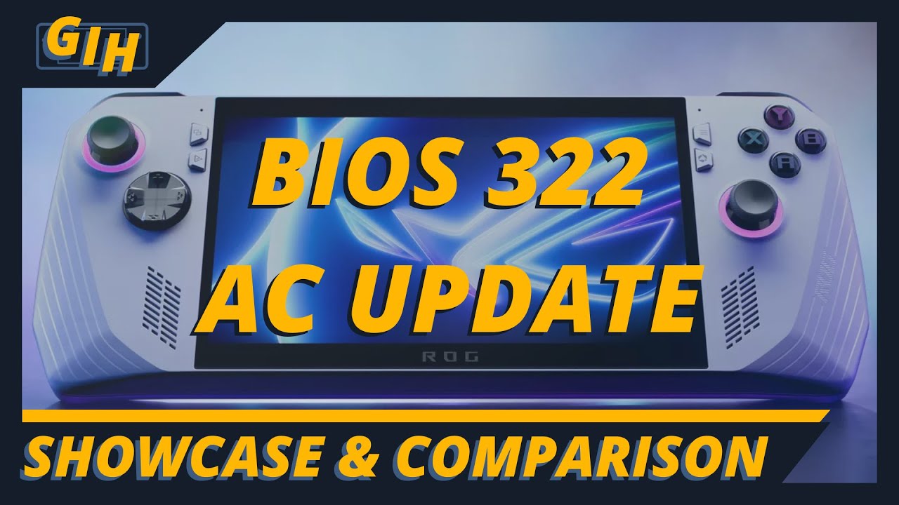 ROG ALLY - Bios 322 - Performance and Armoury Crate Update Performance ...