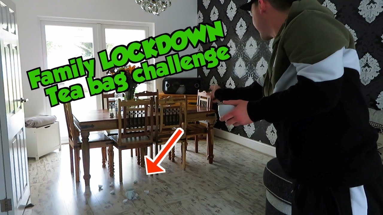 LOCKDOWN Family Teabag Challenge! (How did She do that?!) - YouTube