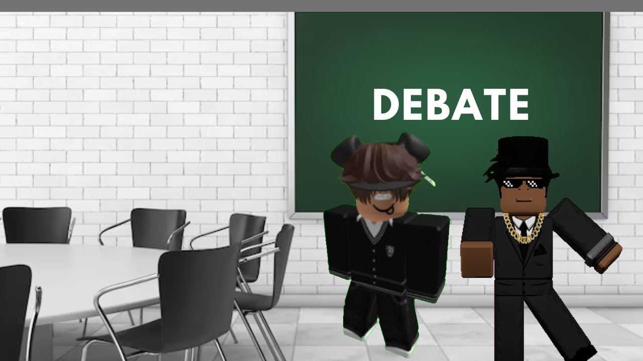 Debating in ROBLOX........ - YouTube