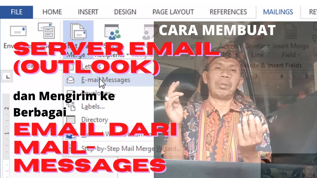 Cara Membuat Server Email Outlook dan Mengirim ke Berbagai Alamat Email ...
