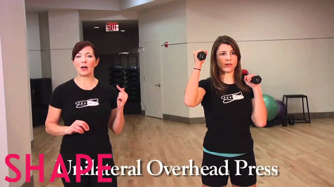 How to do Overhead Press | Workout Tutorial | Shape - YouTube