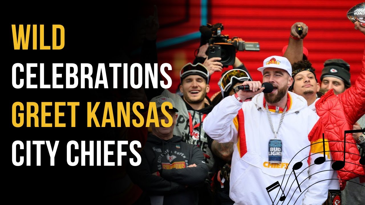 Wild celebrations Super Bowl parade | greet Kansas City Chiefs as they ...