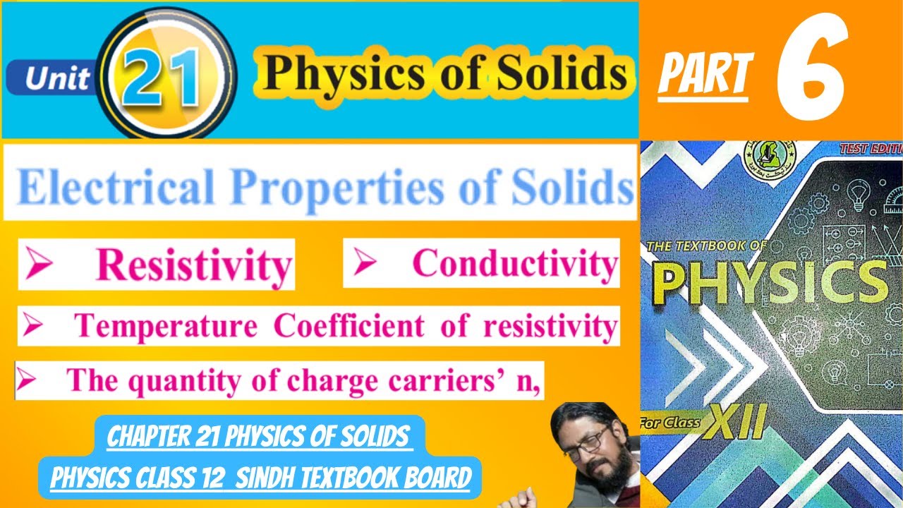 electrical properties of solids | class 12 physics new book | chapter ...