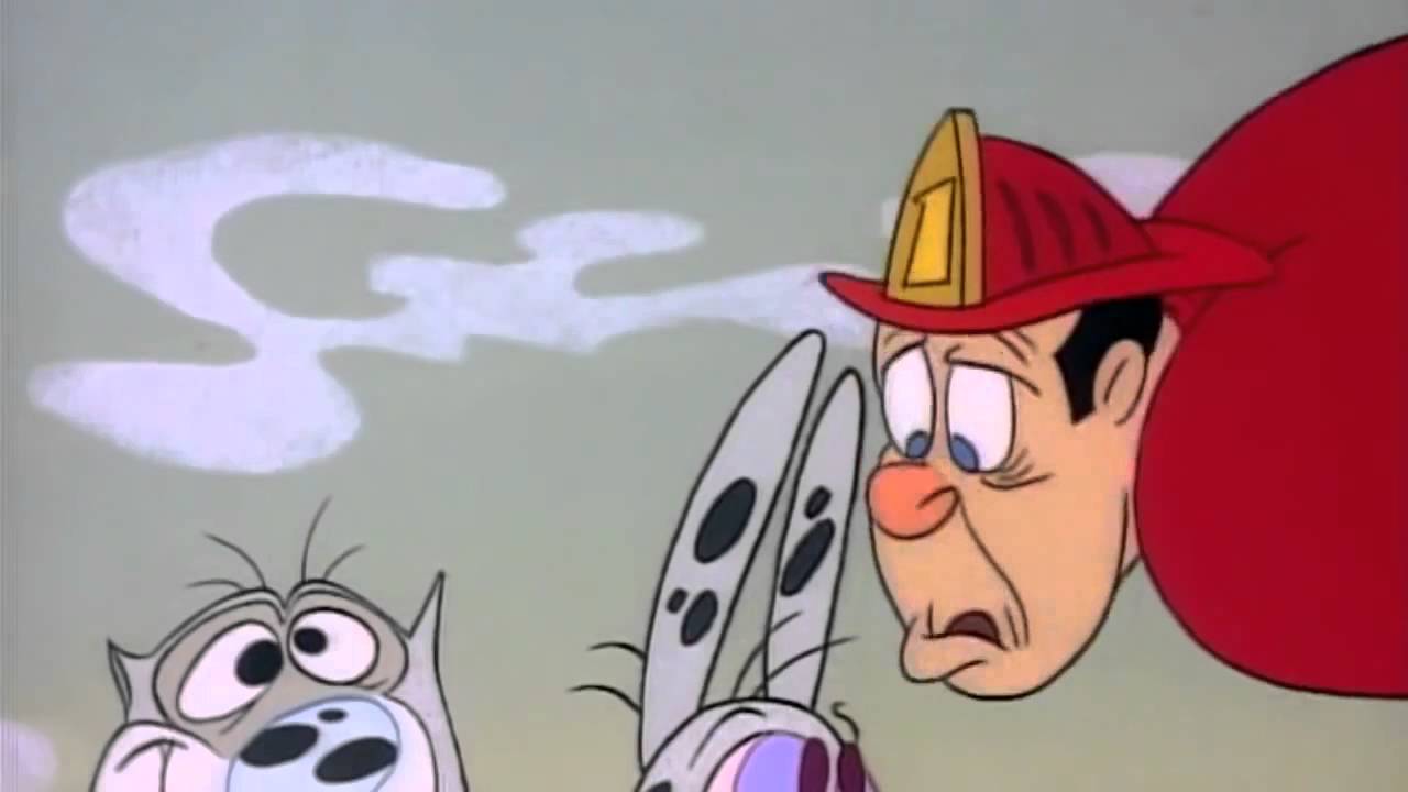 The Ren and Stimpy Show S1 E04a Fire Dogs - YouTube